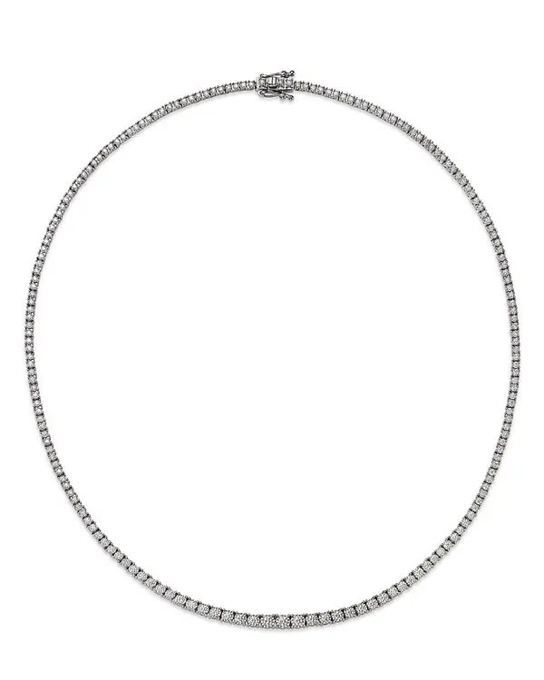 Bloomingdale'S Diamond Graduated Collar Necklace 2.0 Tcw In 14k Gold - White