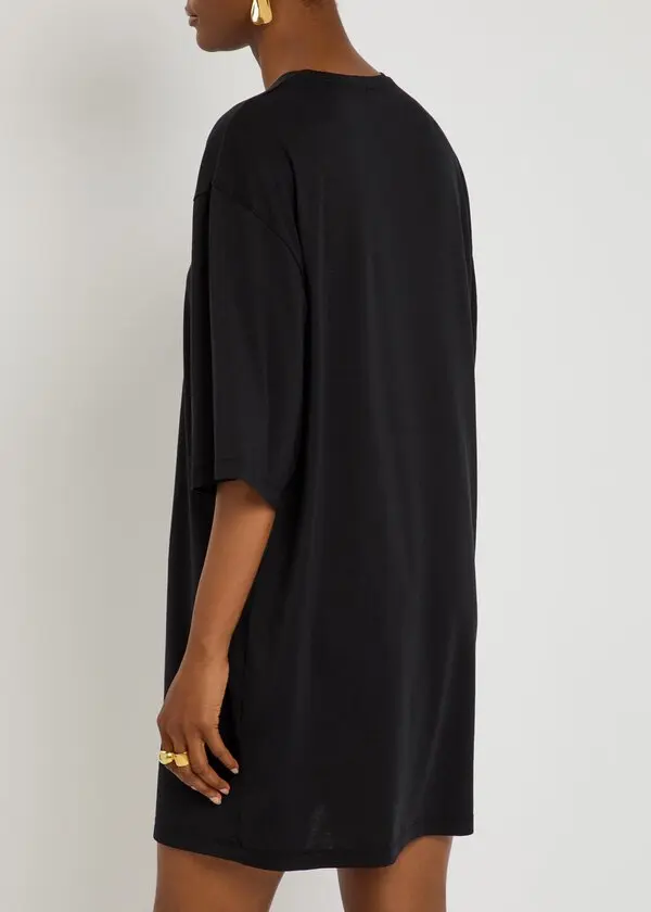 TOTEME Lyocell-blend Mini T-shirt Dress