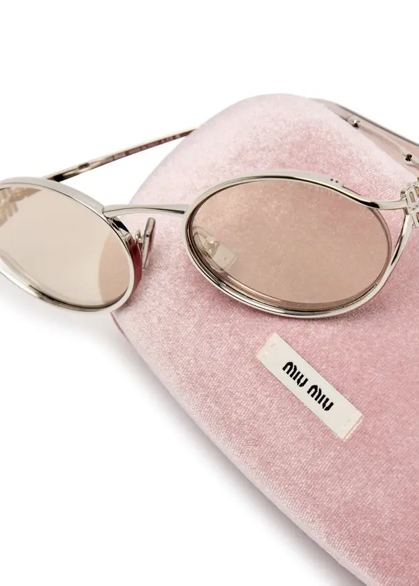 Miu Miu Oval-frame Sunglasses
