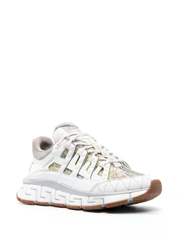 Versace Trigreca Low-top Sneakers - White