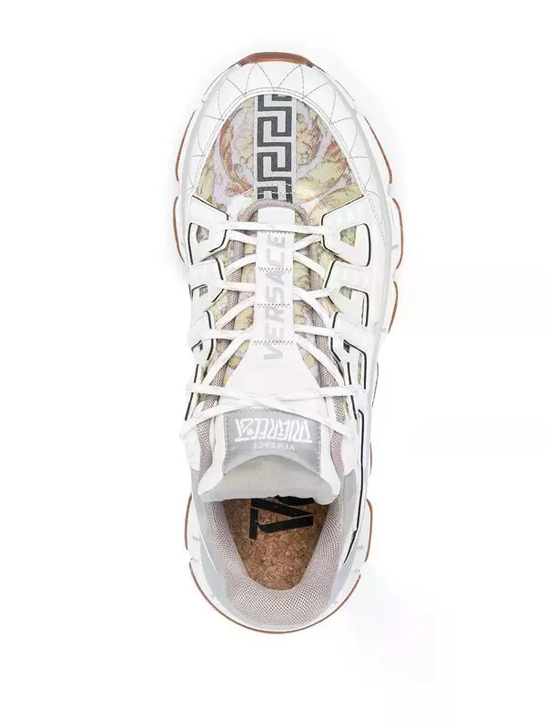 Versace Trigreca Low-top Sneakers - White