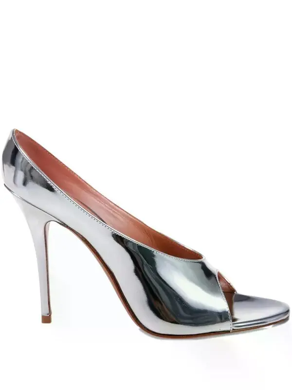 Amina Muaddi 105mm Anok Peep-toe Sandals
