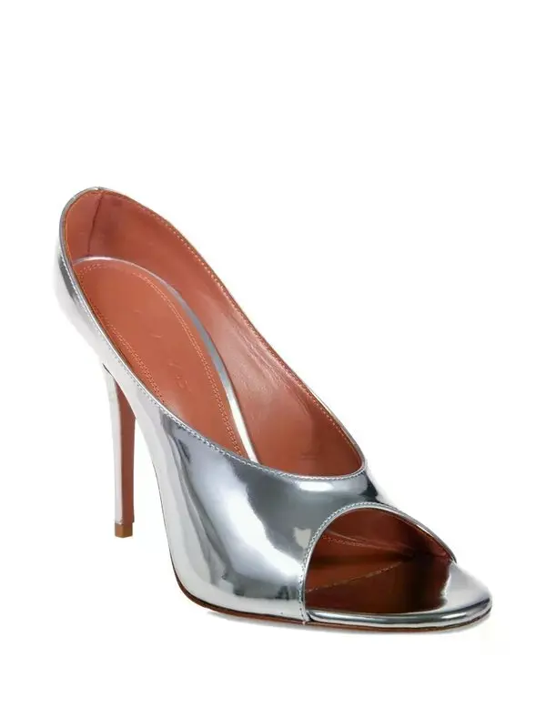 Amina Muaddi 105mm Anok Peep-toe Sandals