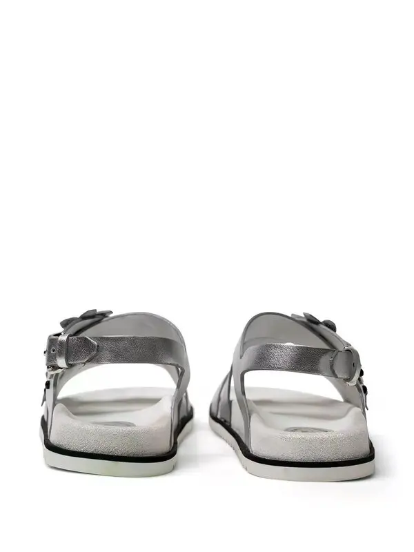 TOD'S Flower-embellished Buckle Sandals