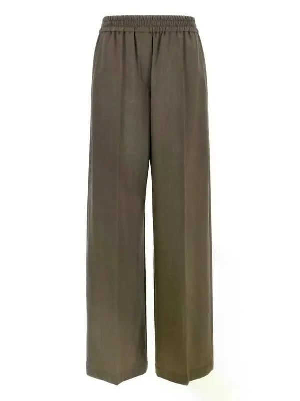 Brunello Cucinelli Elastic-waistband Trousers - Grey
