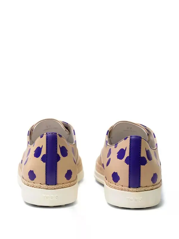 TOD'S Francesina Polka-dot Espadrilles