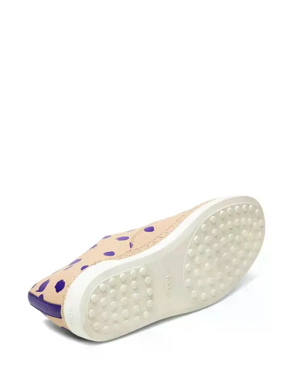 TOD'S Francesina Polka-dot Espadrilles