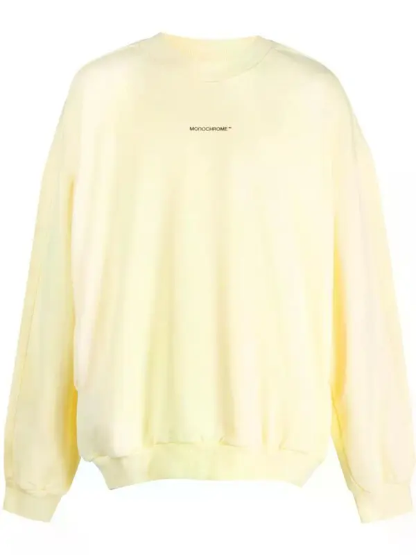 MONOCHROME Logo-embossed Cotton Sweatshirt