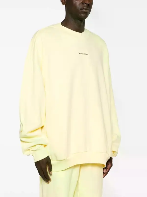 MONOCHROME Logo-embossed Cotton Sweatshirt