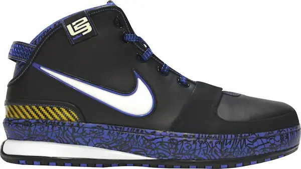 Nike Lebron 6 Graffiti Sneakers - Black/white/varsity Royal