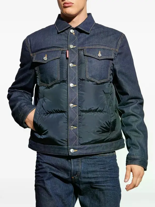 Dsquared2 Denim Quilted Jacket