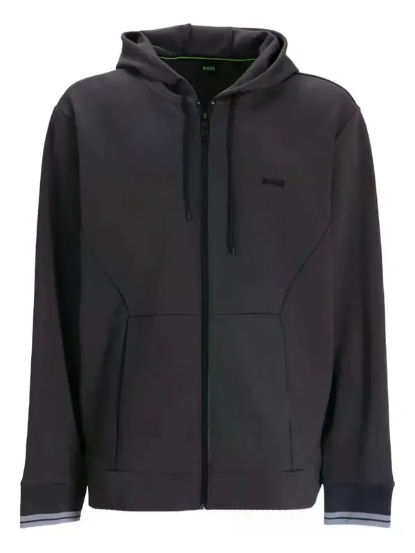 BOSS Hooded Zip-up Sweatshirt