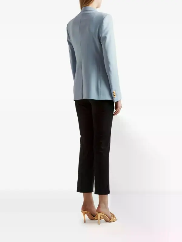 Tagliatore Double-breasted Blazer With Gold Buttons - Blue
