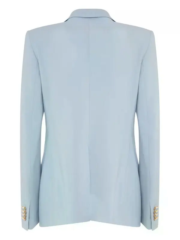 Tagliatore Double-breasted Blazer With Gold Buttons - Blue