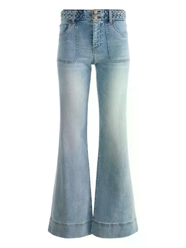 Alice + Olivia Juno Braided Jeans