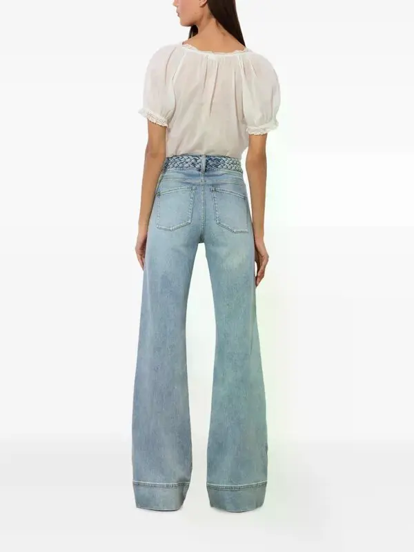 Alice + Olivia Juno Braided Jeans