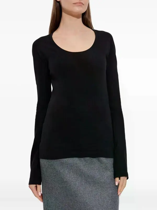 Dsquared2 Round-neck Long-sleeve Top
