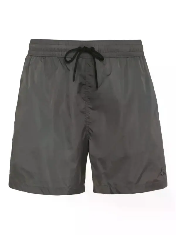 THE (ALPHABET) Drawstring Swim Shorts - Grey