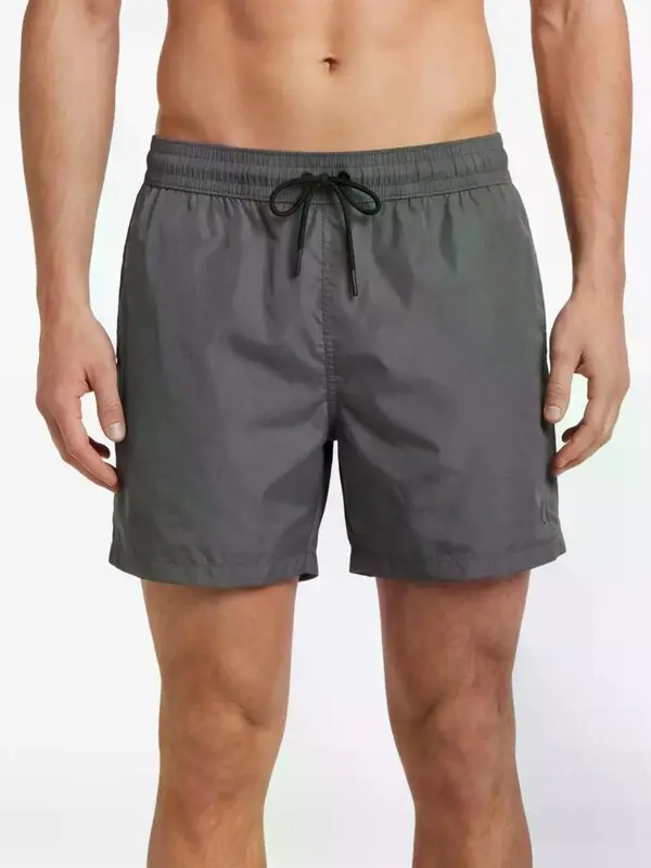 THE (ALPHABET) Drawstring Swim Shorts