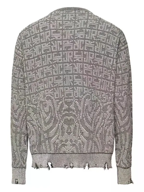 John Richmond Frayed-hem Sweater