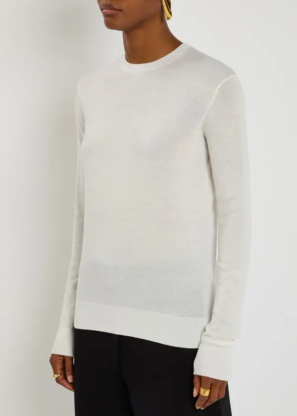 TOTEME Wool-blend Jumper - Ecru