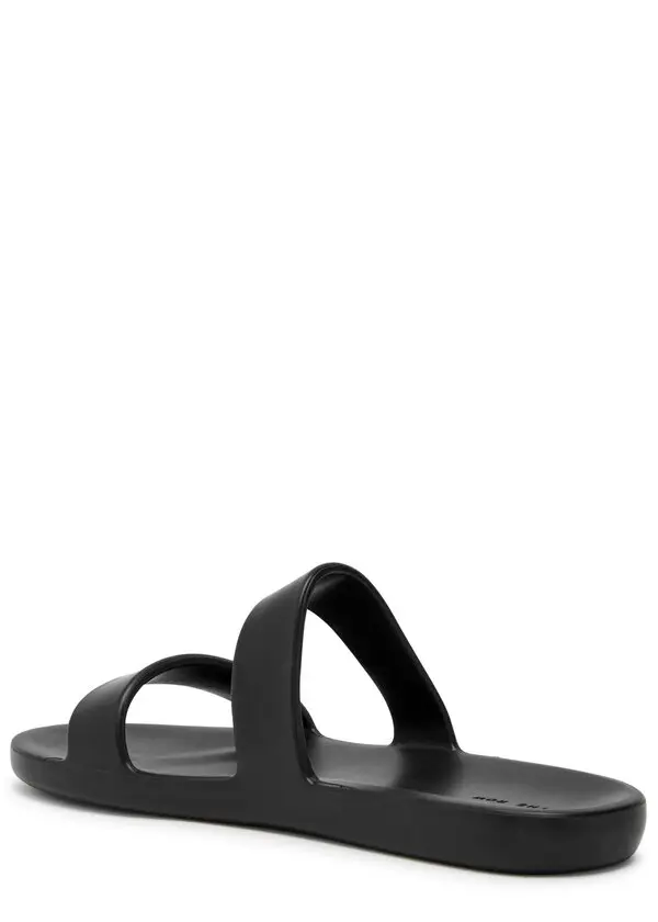 THE ROW Rubber Sandals - Black