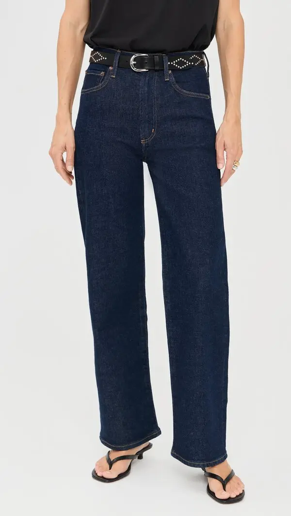 AGOLDE Harper Petite Straight Leg Jeans - Reissue