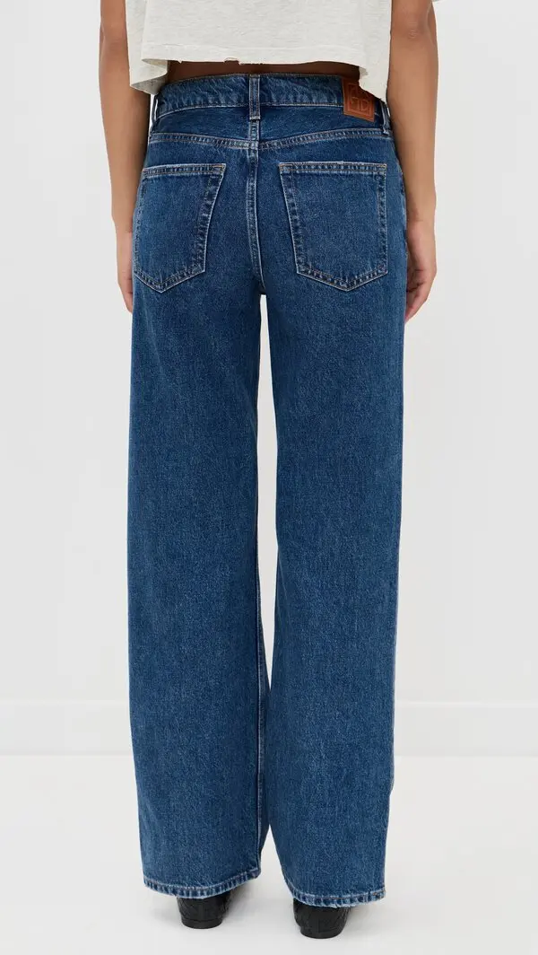 ANINE BING Roy Jeans - Washed Blue