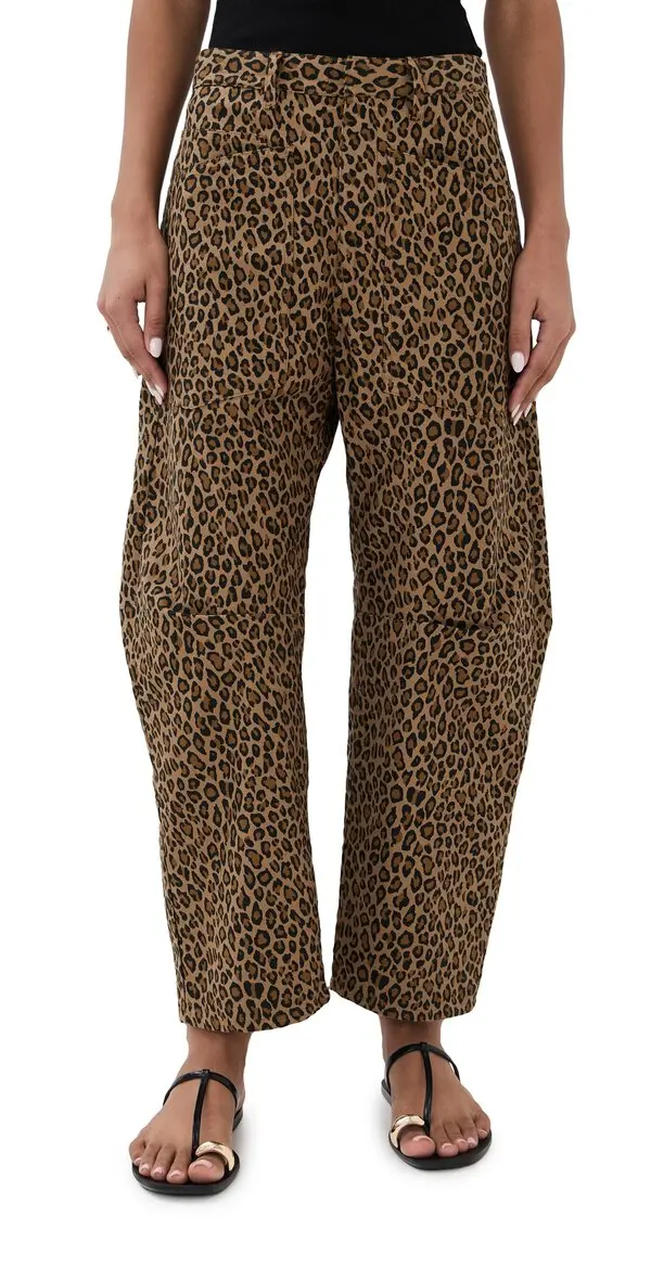 NILI LOTAN Shon Pants - Leopard Print