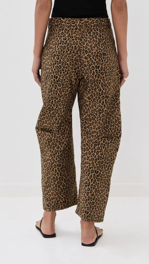 NILI LOTAN Shon Pants - Leopard Print
