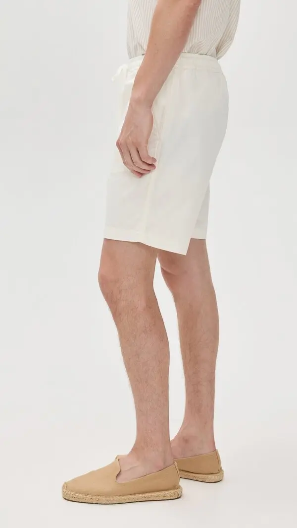 Universal Works Twill Beach Shorts - Ecru