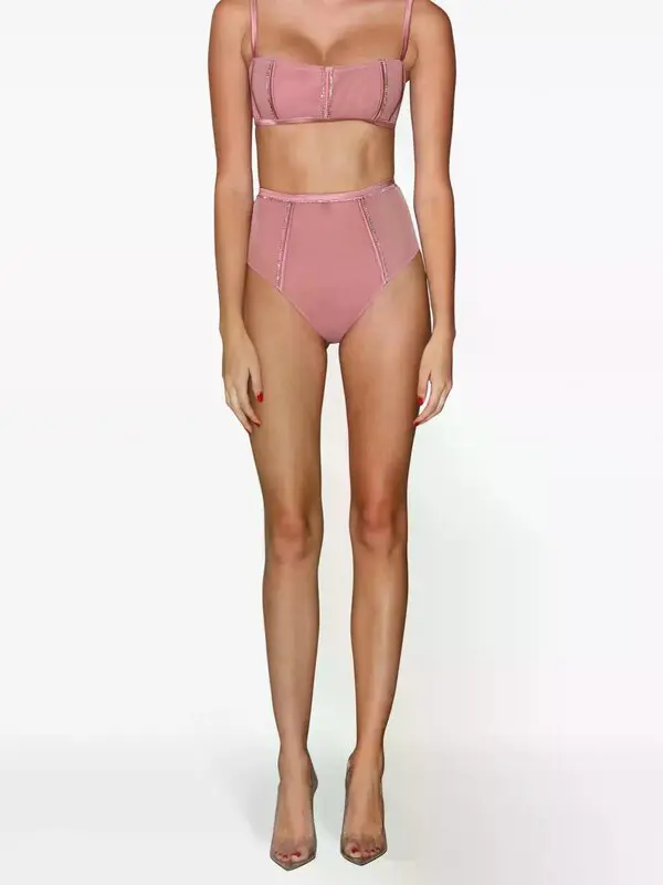 FLEUR DU MAL Brilliant High-waist Cheeky Briefs