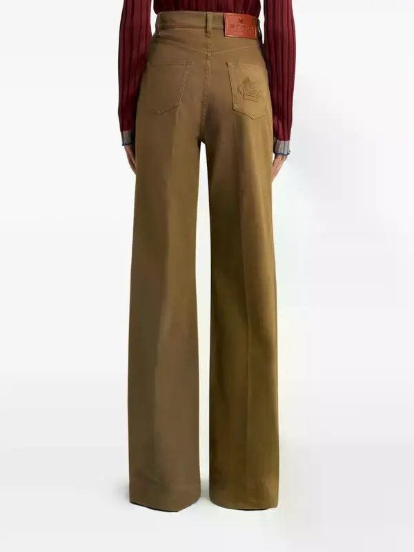 Etro Flared Leg Trousers