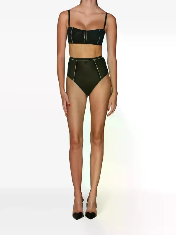 FLEUR DU MAL Brilliant High-waist Cheeky Briefs