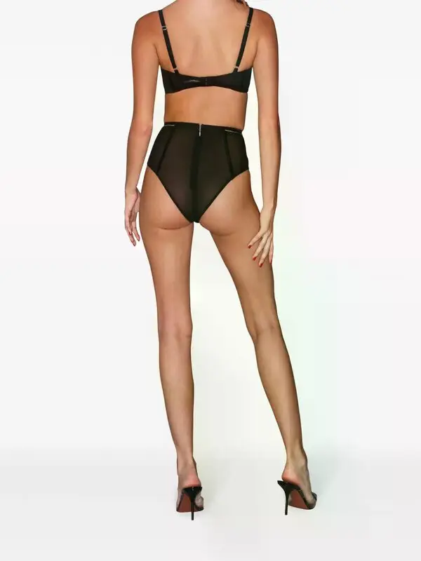 FLEUR DU MAL Brilliant High-waist Cheeky Briefs