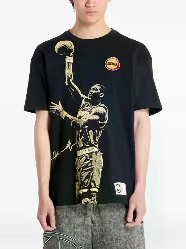 Mitchell & Ness Hakeem Olajuwon T-shirt - Black