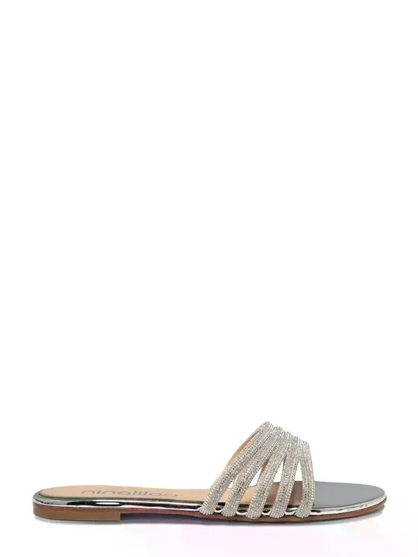 NINALILOU Elisa Crystal-embellished Sandals