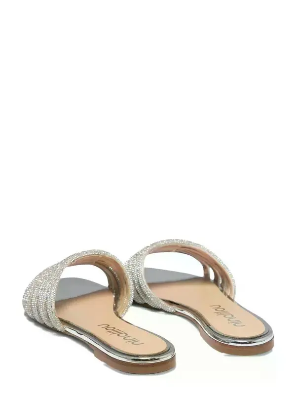 NINALILOU Elisa Crystal-embellished Sandals