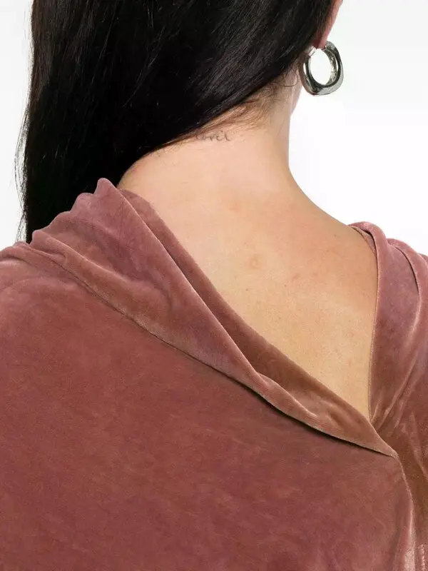 Rick Owens Draped Bell-sleeve Blouse - Pink