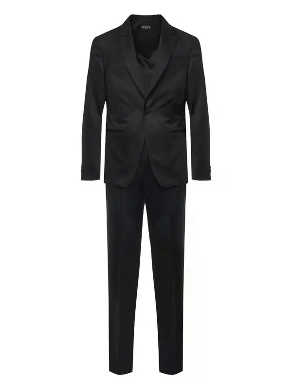 Zegna Single-breasted Suit - Black