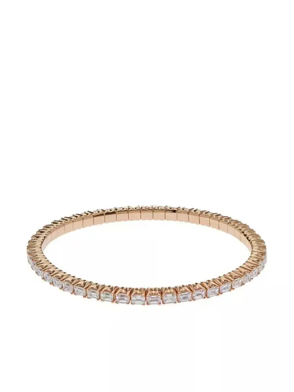 JEWELS AFICIONADO 18kt Rose Gold Diamond Bracelet - Pink