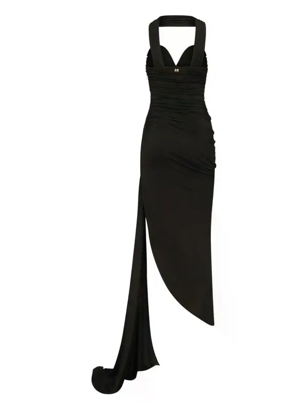 Marciano Asymmetric-hem Side-slit Dress - Black
