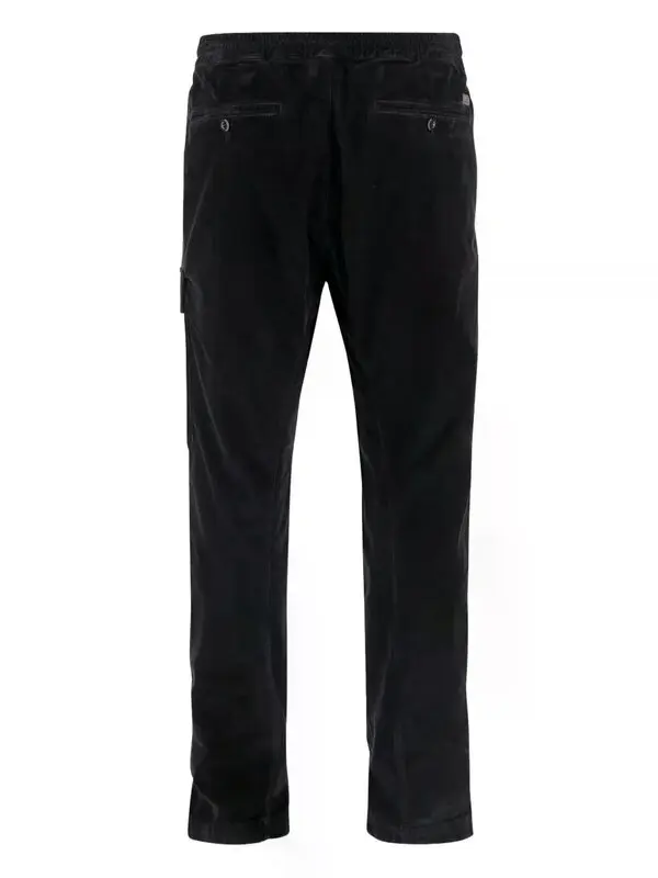 C.P. COMPANY Corduroy Cargo Trousers - Black