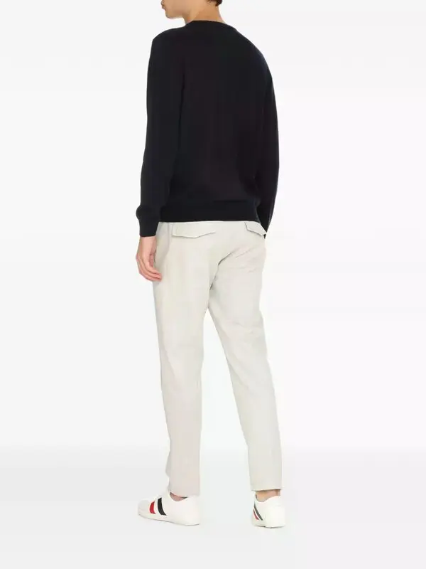THE (ALPHABET) Crew-neck Jumper - Black