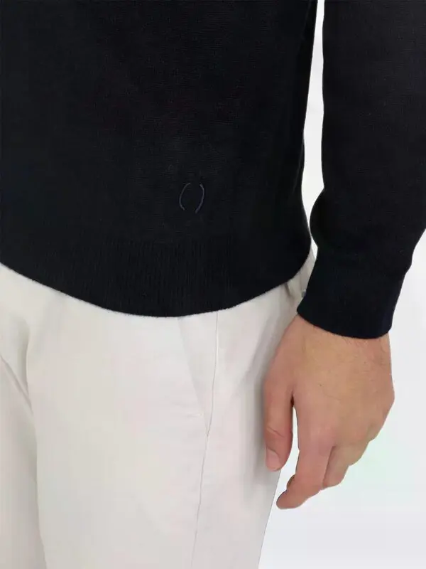THE (ALPHABET) Crew-neck Jumper - Black