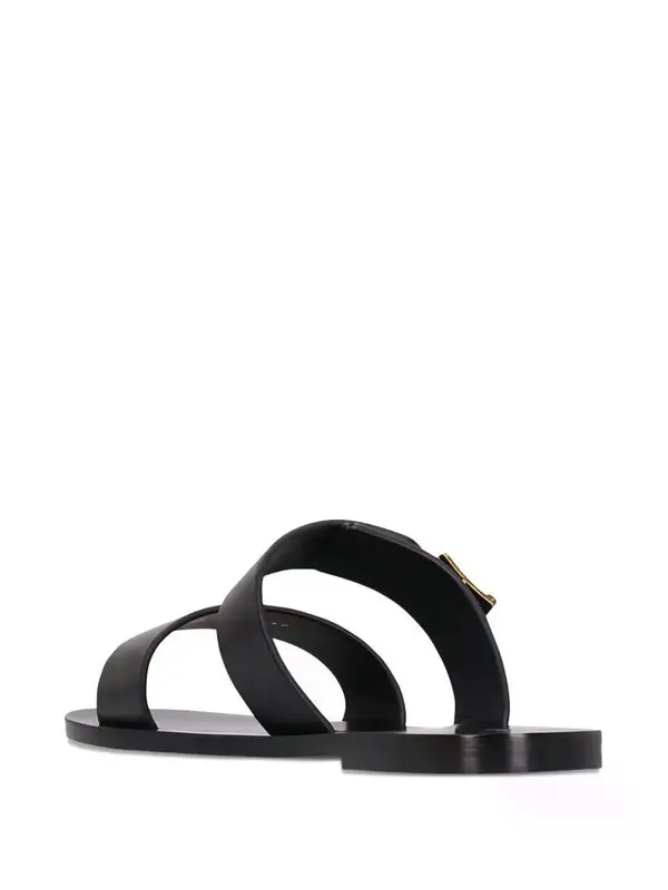 Saint Laurent Ios Buckle Leather Sandals