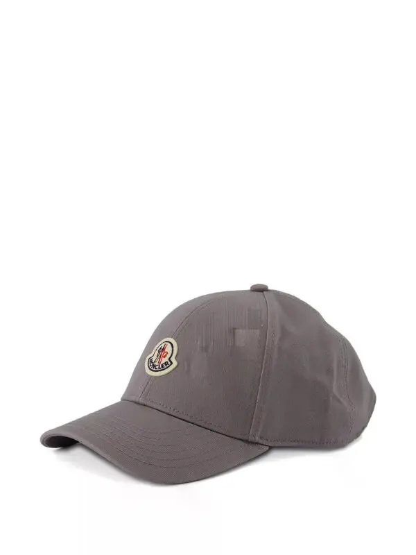 Moncler Logo Patch Baseball Cap - Grey