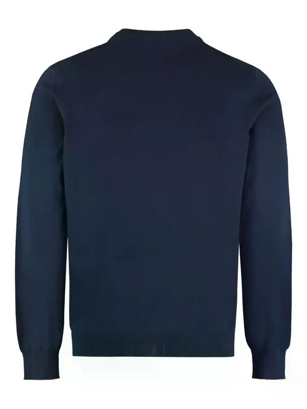 THE (ALPHABET) Cotton Sweater - Blue