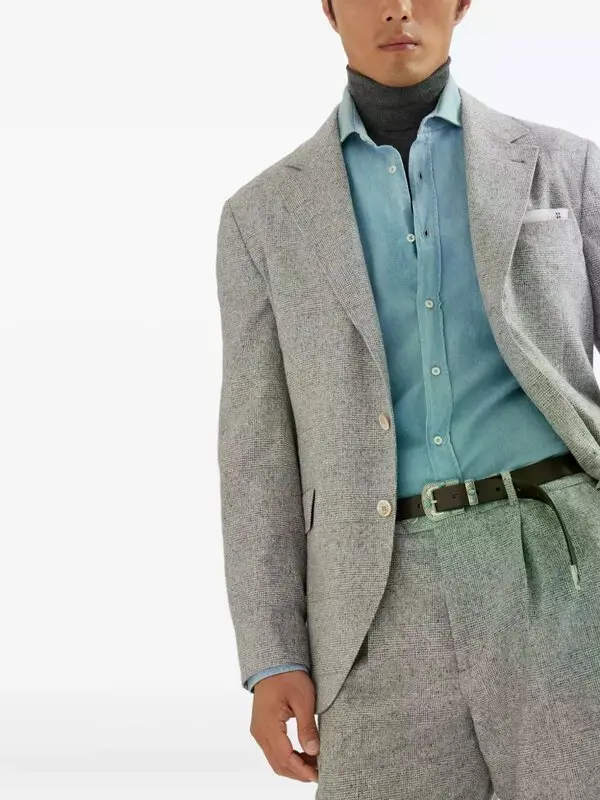 Brunello Cucinelli Three-button Blazer - Grey