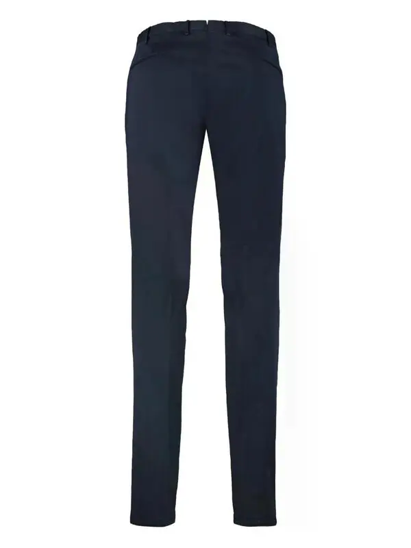 THE (ALPHABET) Stretch-cotton Chino Trousers - Blue